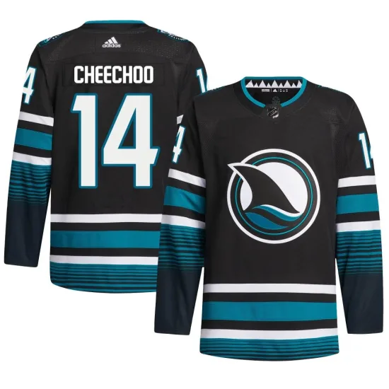 Adidas Jonathan Cheechoo San Jose Sharks Authentic Alternate Primegreen ...